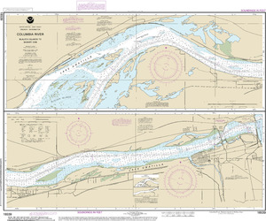 Columbia River Channel Map