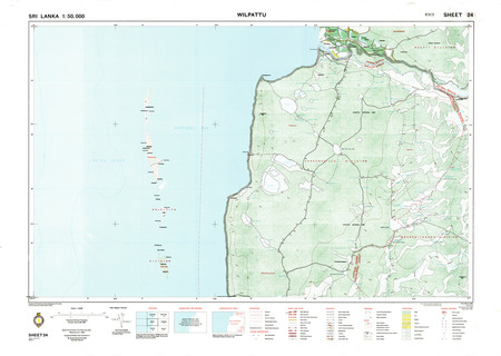 Sri Lanka #24: Wilpattu - $20.00 : Charts and Maps, ONC and TPC Charts ...