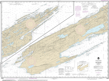 Isle Royale - $20.00 : Charts and Maps, ONC and TPC Charts to navigate ...